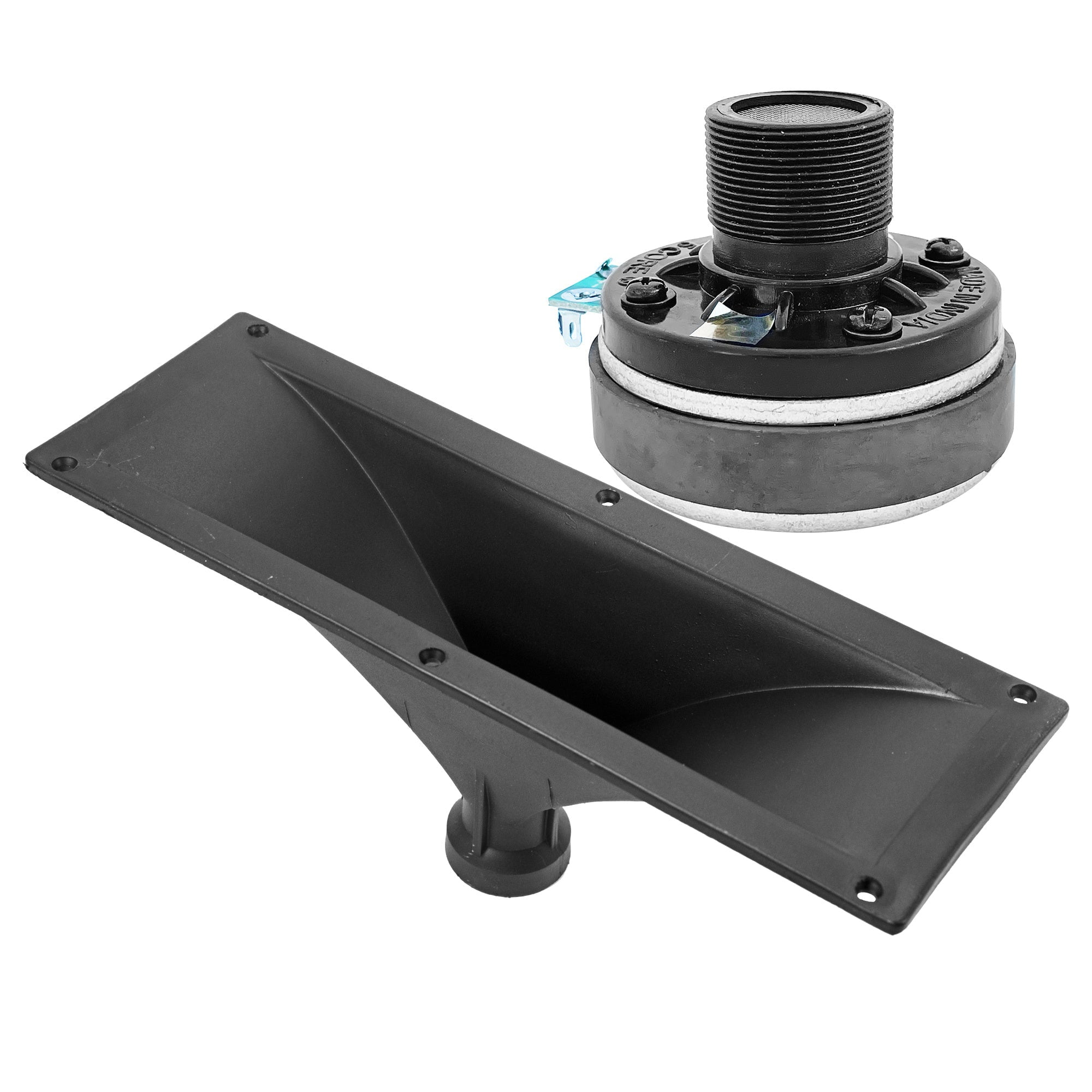 5Core 4"x10" Inch Piezo Flush Mount Horn Tweeter w/ Driver Unit Car Pro ...