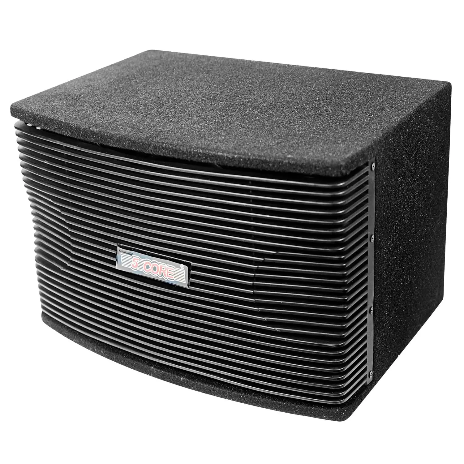 5Core 8 Inch Car Subwoofer Box Black 800W Peak 8 Ohm Vented Trunk ...