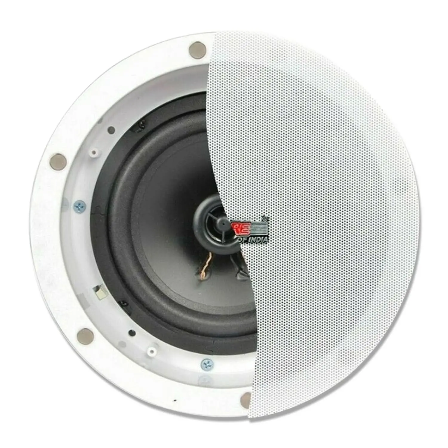 5Core Ceiling Speaker 6.5 Inch In Wall 2 Way Home Audio Mount 60W Sound ...