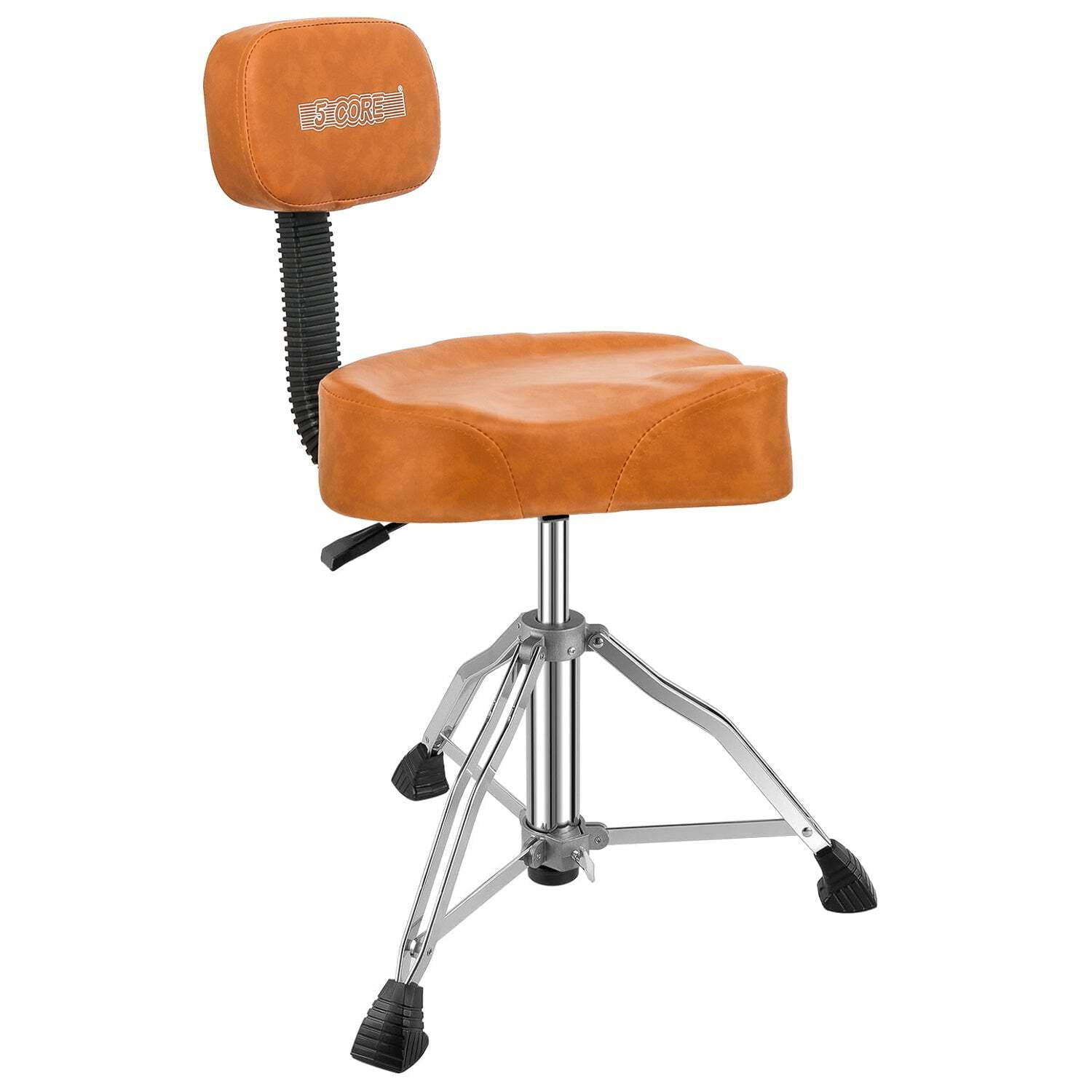 5Core Drum Throne Padded Guitar Stool Backrest Drummer Seat for Adults ...