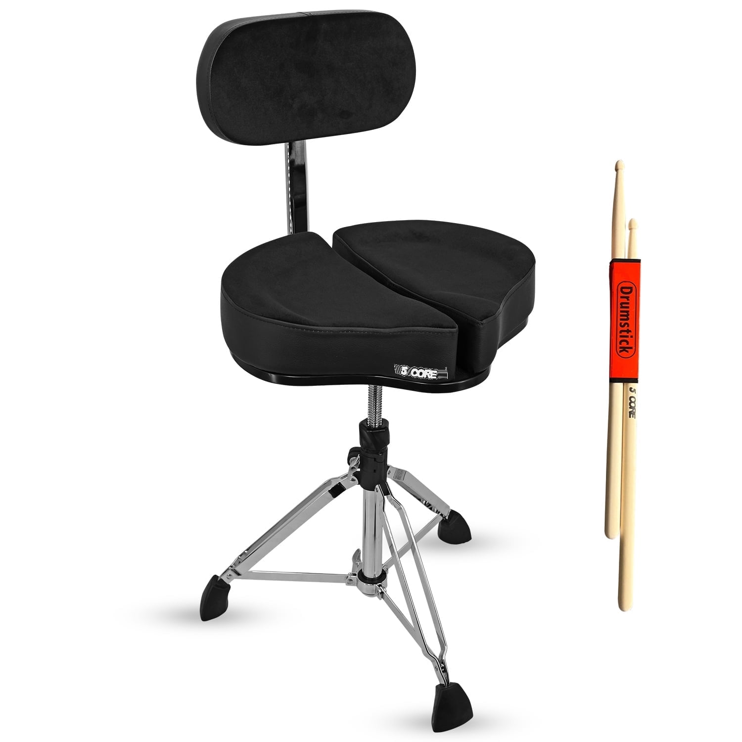 5 Core Drum Throne 5" Padded Split Spine Support 4 Legged 441Lb ...