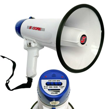 PYLE RPO PMP40 Handheld Megaphone Bull Horn w/Siren - Walmart.com