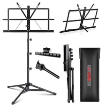 5Core Music Stand For Sheet Music Portable Tripod Adjustable Folding ...