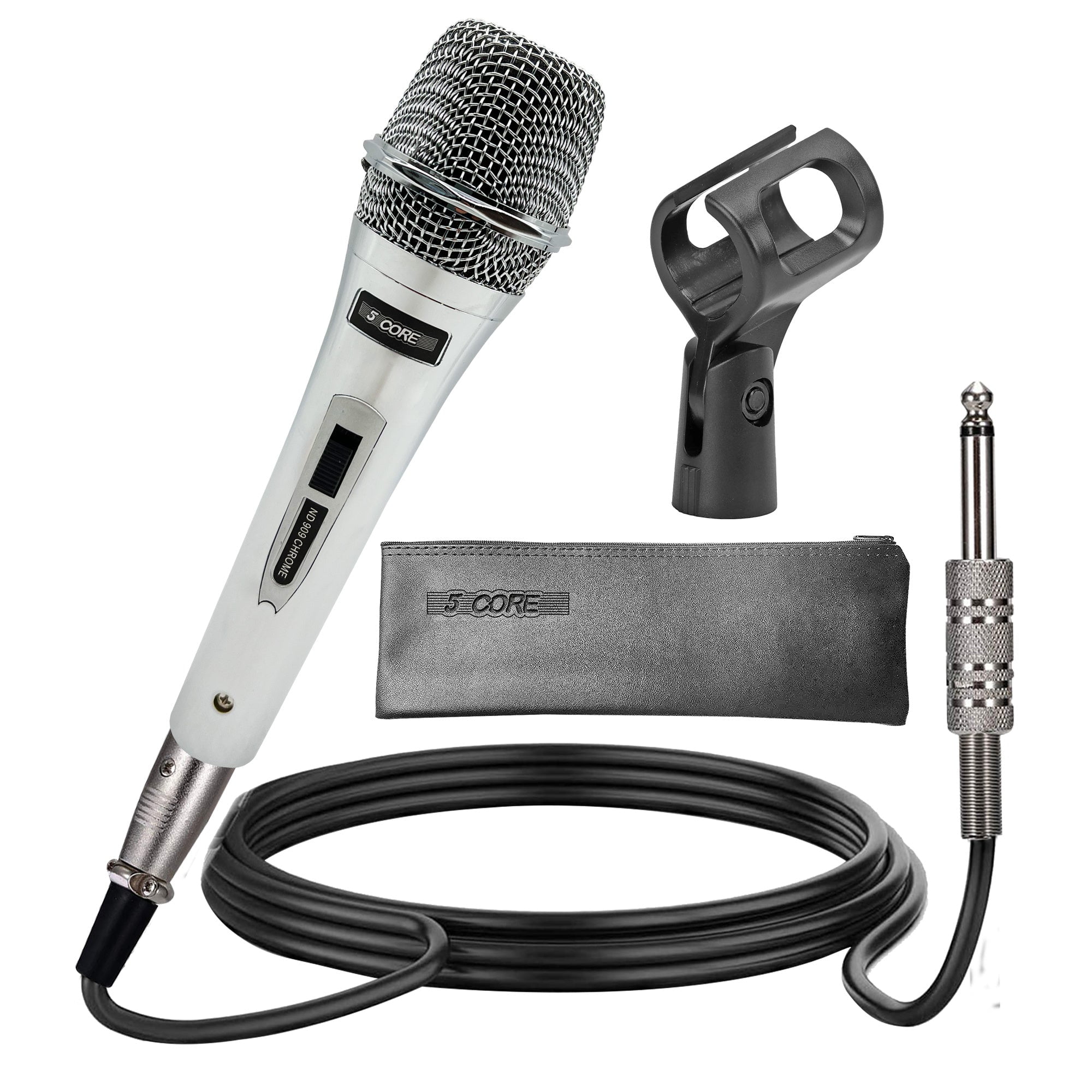 5Core Premium Vocal Dynamic Cardioid Handheld Microphone Neodymium ...