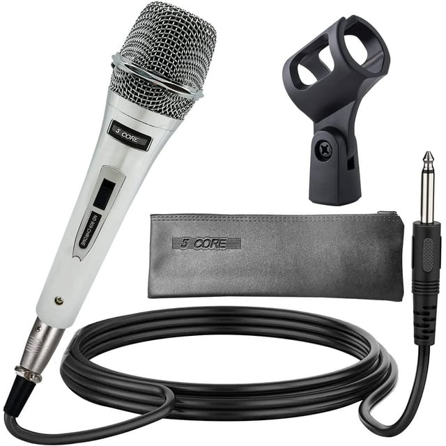5Core Premium Vocal Dynamic Cardioid Handheld Microphone Neodymium ...