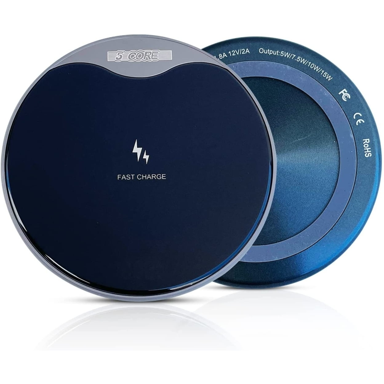 Wireless Fast Charger Pad Glass Top Qi 15W Boostcharge for Iphone ...