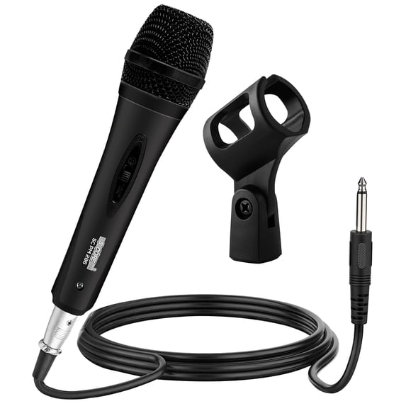 Professional Microphone Audio Dynamic Cardiod Karaoke Singing Wired Mic ...