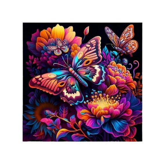 5D Butterfly Diamond-Art Painting Art Kits DIY Home Decor. - Walmart.com