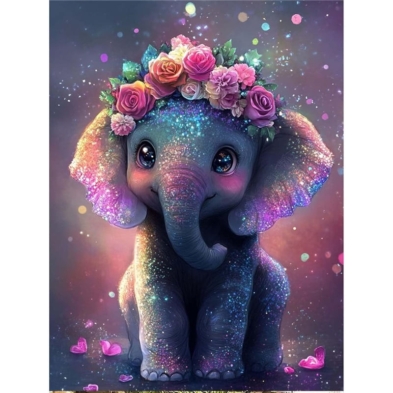 5D Cross Diamond Painting Kits for Beginner, Diamond Art Kits for ...