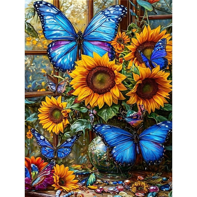 5D Cross Diamond Painting Kits for Beginner, Diamond Art Kits for ...