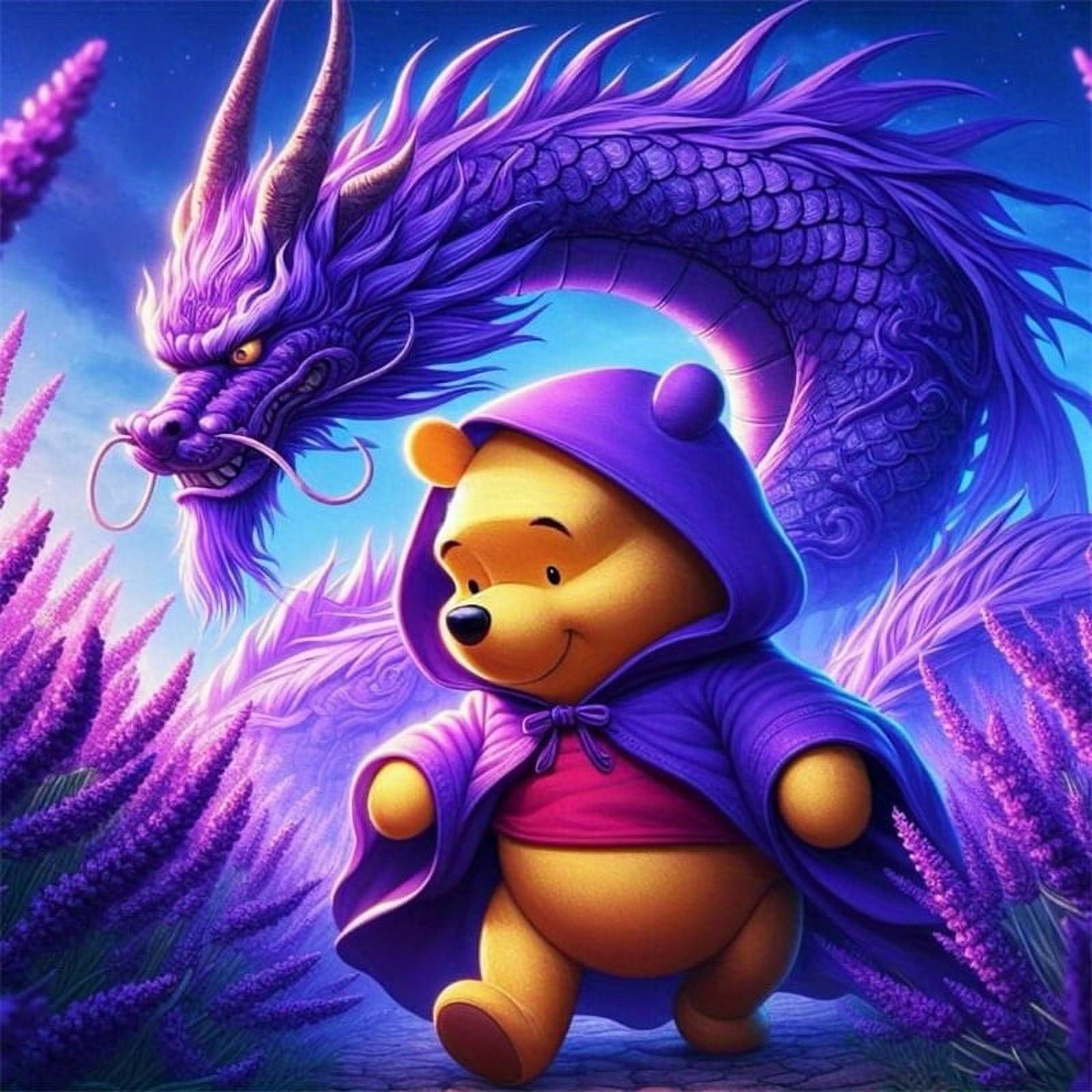 5D DIY Diamond Art Painting Kit, Cute Cartoon Character, Winnie The ...