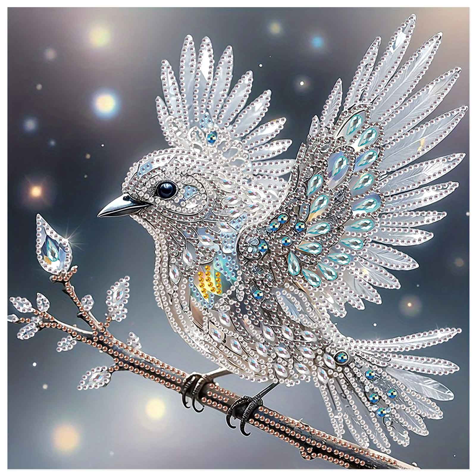 5D DIY Diamond Painting Kit Beautiful Bird Diamond Art Perfect for Home ...