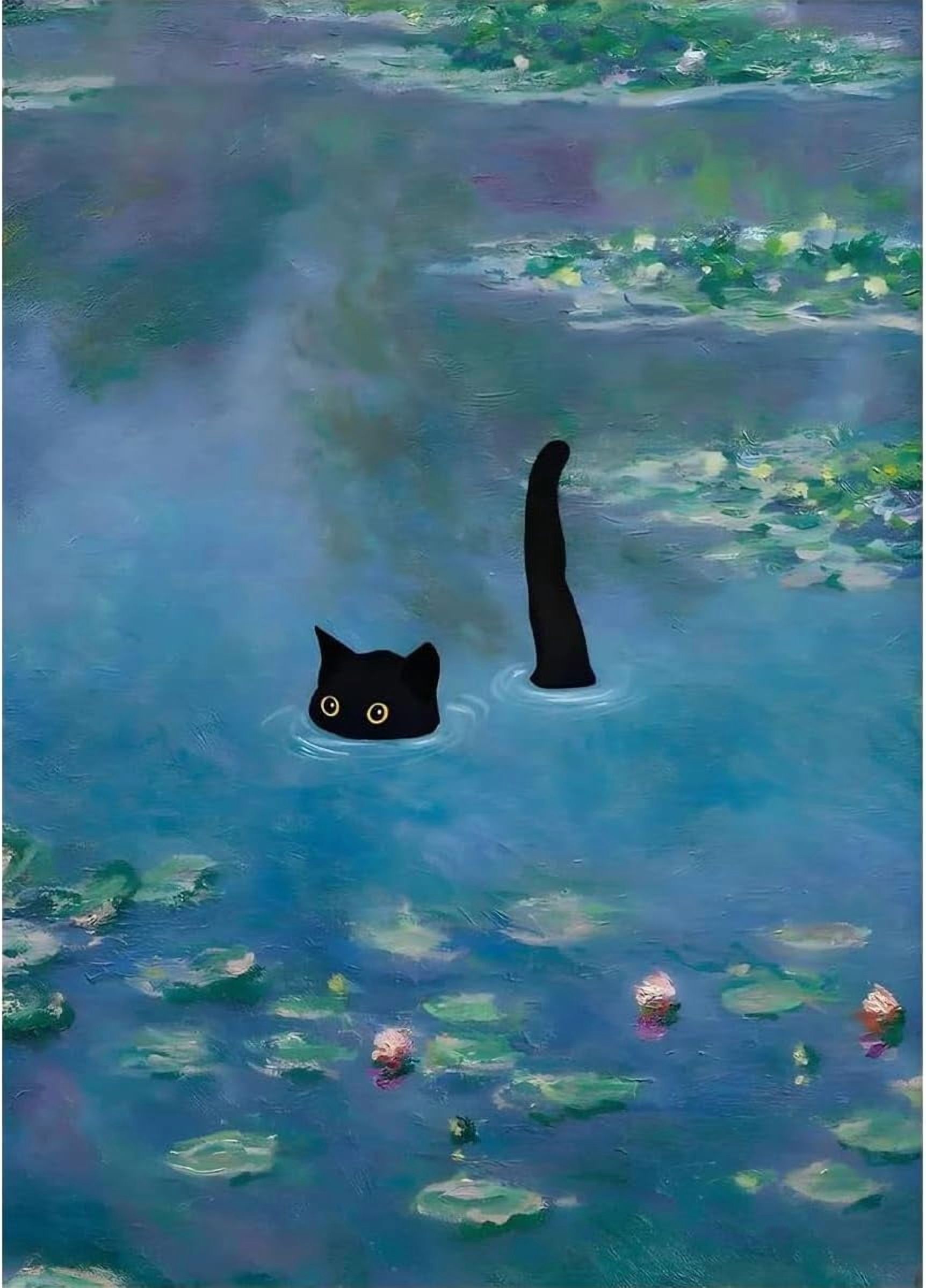5D DIY Diamond Painting Kits for Adults,Cats in Diving Diamond Painting ...