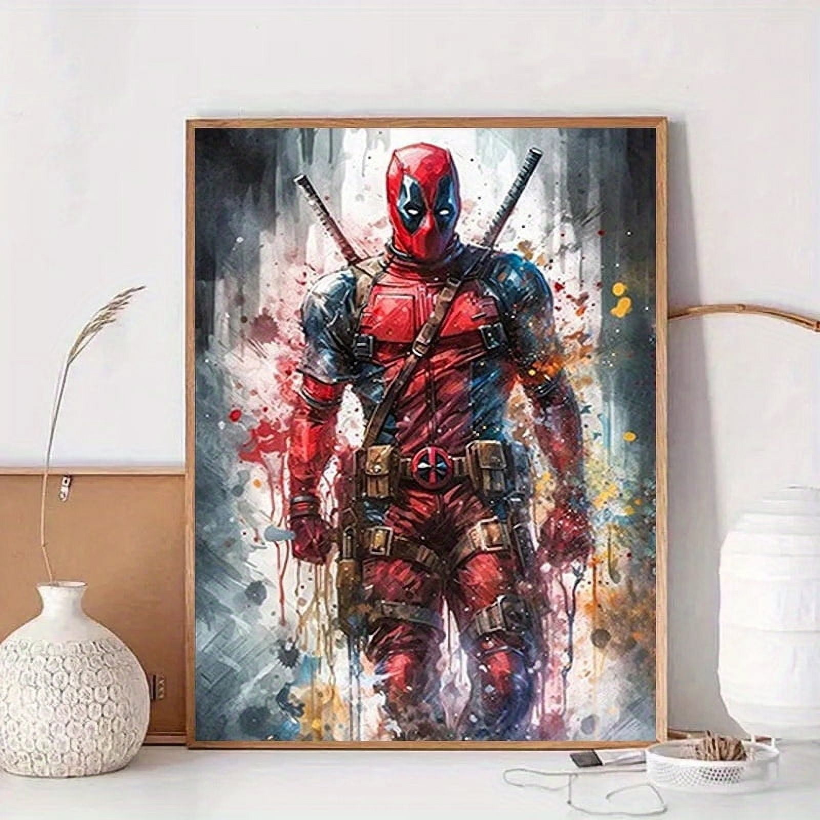 5D DIY Superhero Diamond Art Kit Iron Man, Hulk, Captain Deadpool's ...