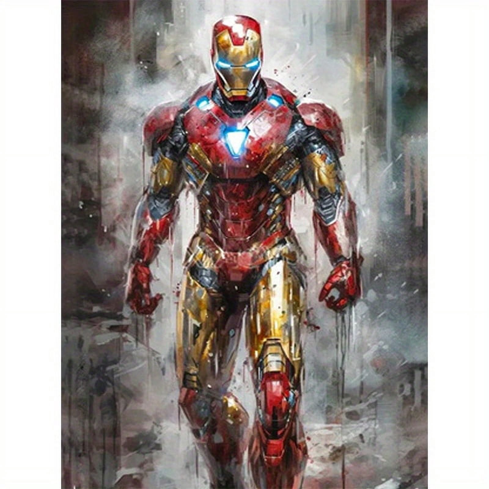 5D DIY Superhero Diamond Art Kit Iron Man, Hulk, Captain Deadpool's ...
