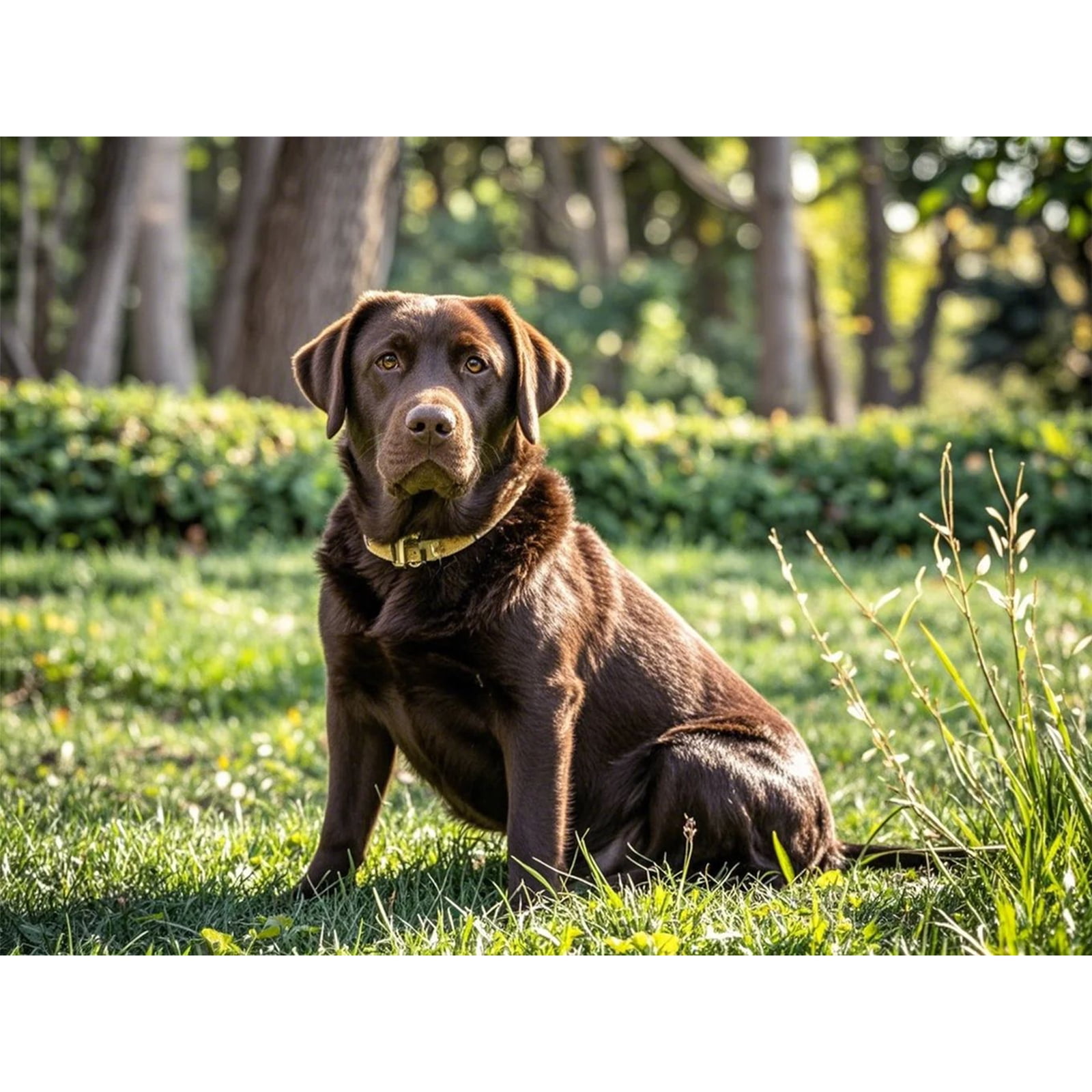 5D Diamond Art Chocolate Labrador Retriever Diamond Painting DIY Kits ...