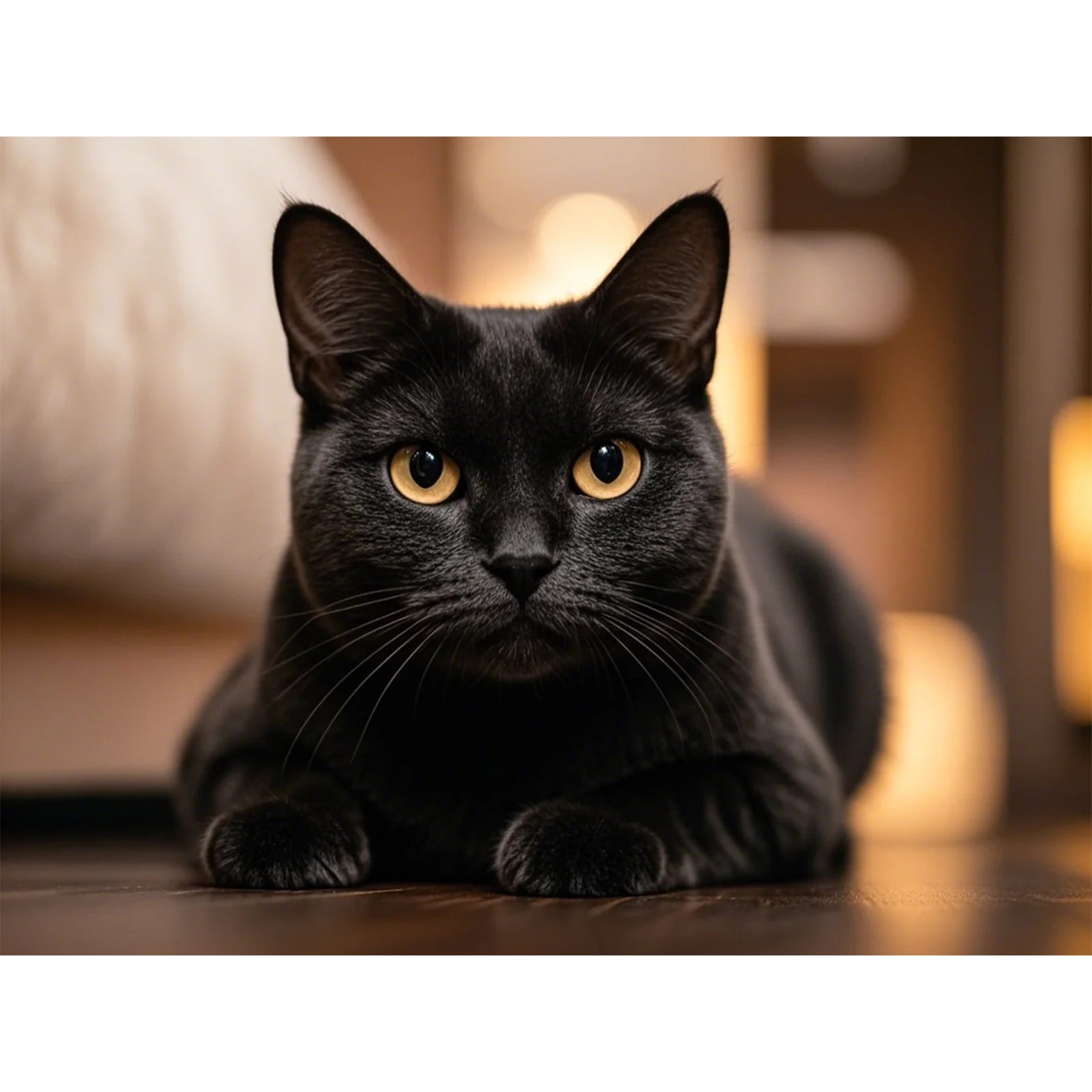 5D Diamond Art DIY Kits Black British Shorthair Cat Kitten Diamond ...