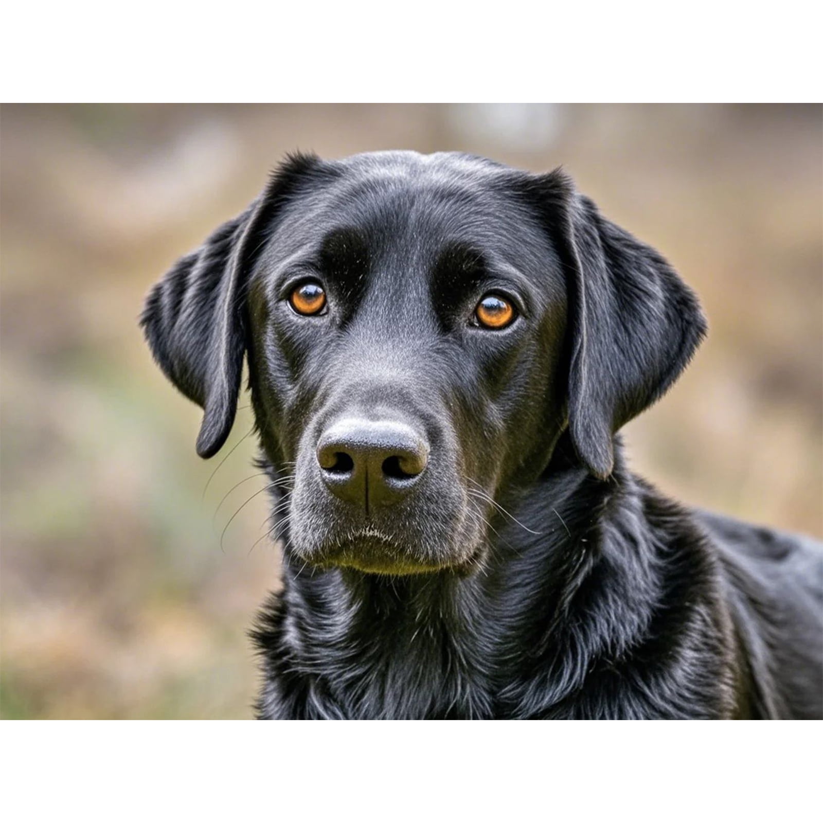 5D Diamond Art DIY Kits Black Labrador Retriever Diamond Painting Full ...