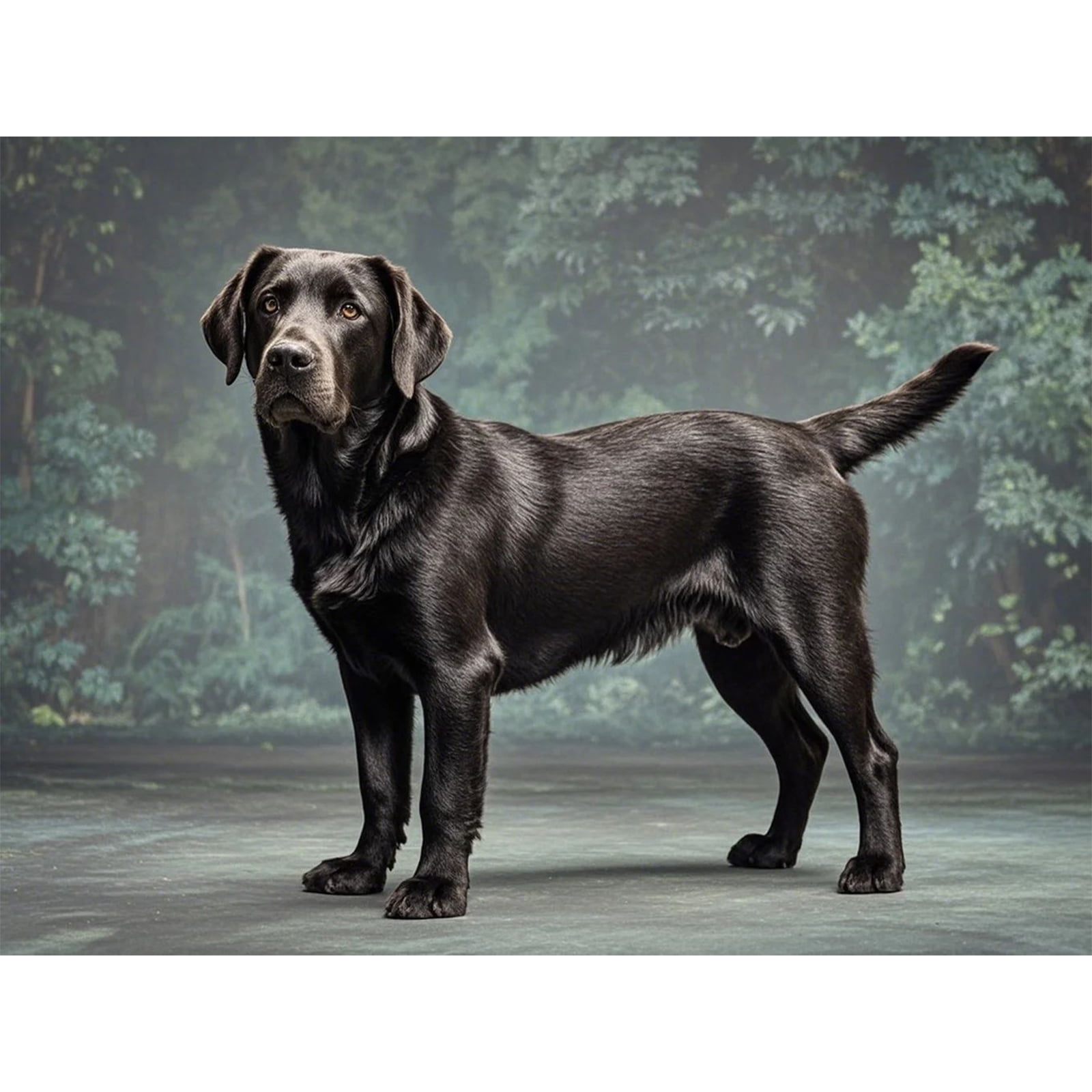 5D Diamond Art Kit,Black Labrador Retriever Diamond Art Decor,for ...