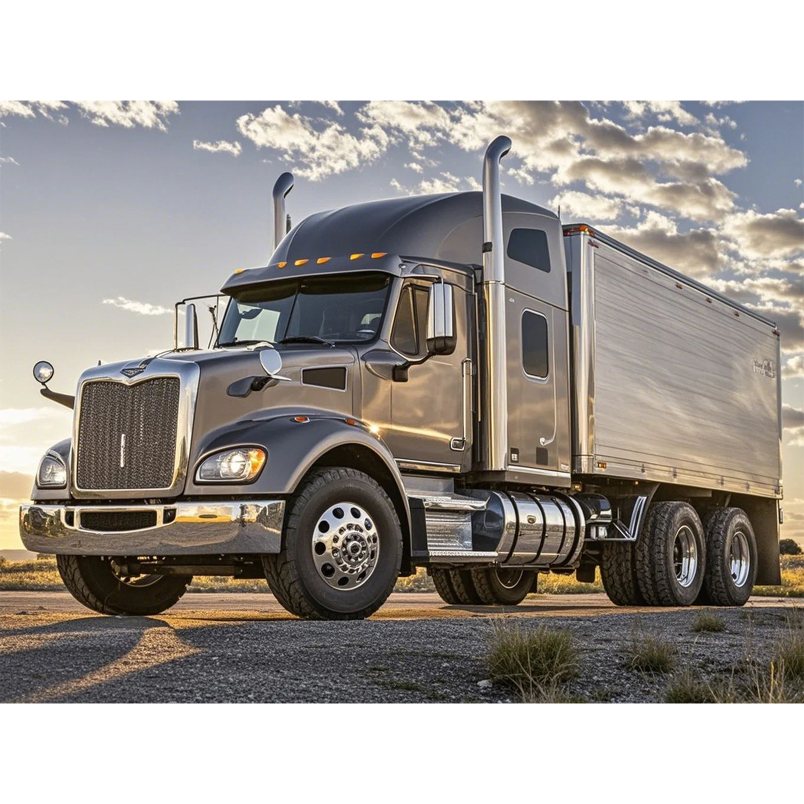 5D Diamond Art Kit Diamond Painting Kits,Truck blue sky and white ...