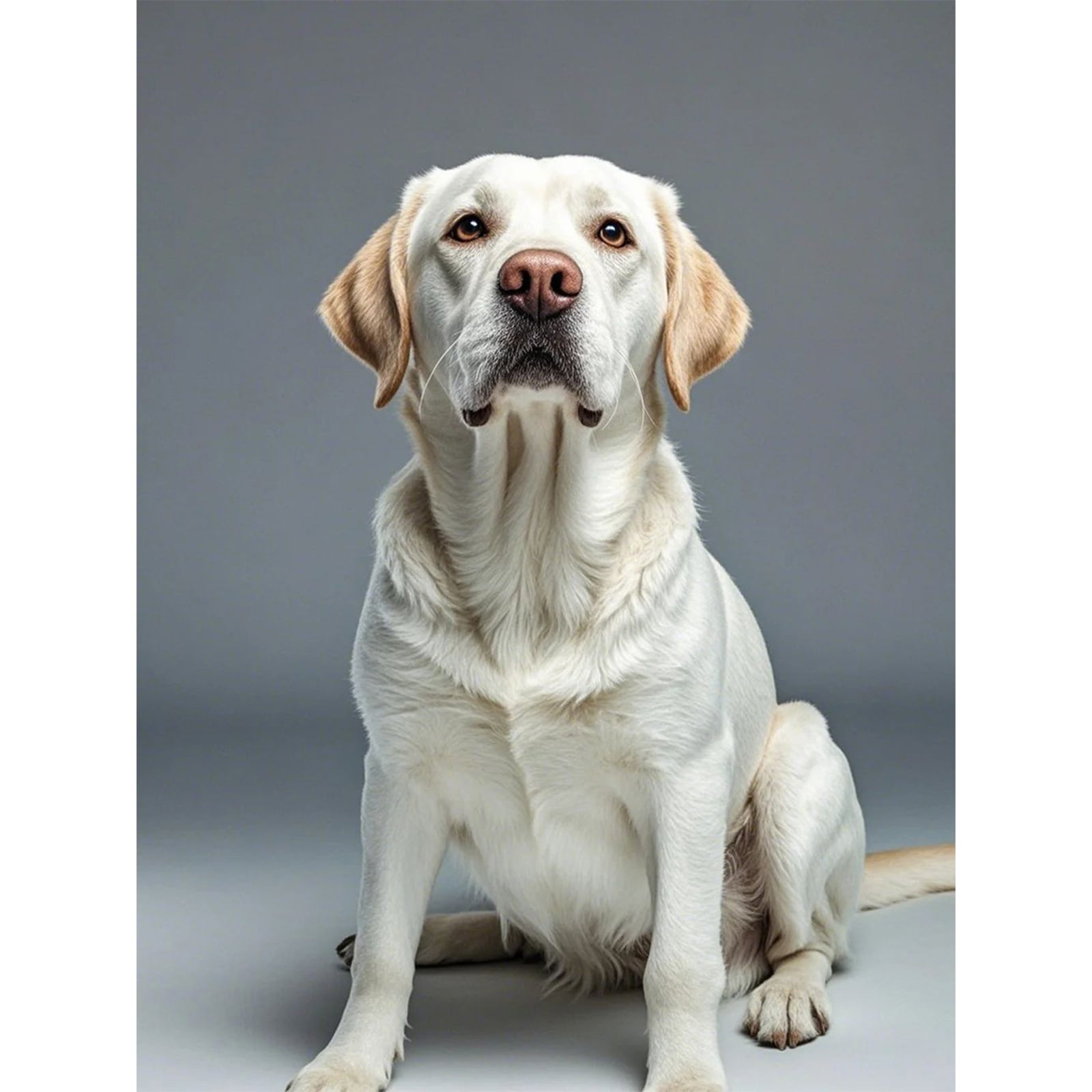 5D Diamond Art Kit Diamond Painting Kits ,White Labrador Retriever ...
