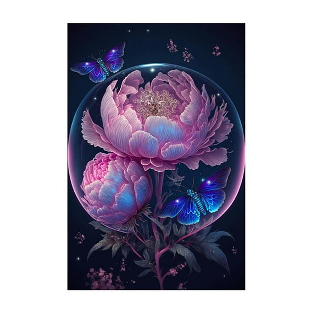 5D Diamond Art Kits for Adults Beginners, Owl Rose Diamond Art Kits ...