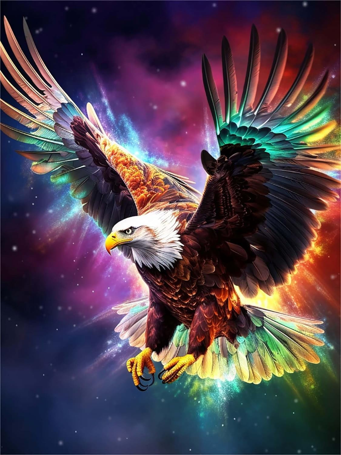 5D Diamond Art Painting Kits Eagle, DIY Paint with Diamond Art Animal ...