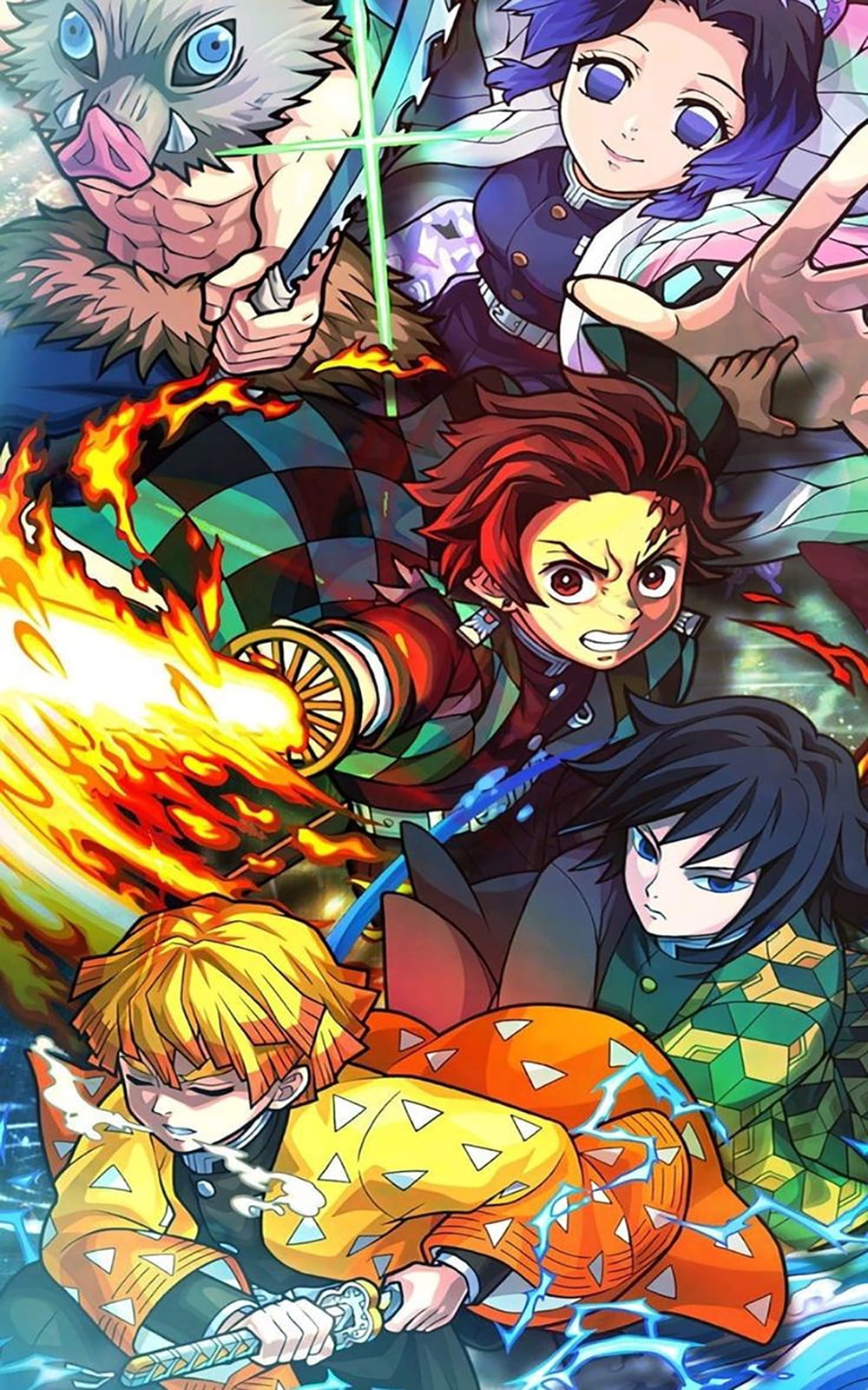 5D Diamond Art Painting Kits for Adults Beginner, Demon Slayer DIY Full ...