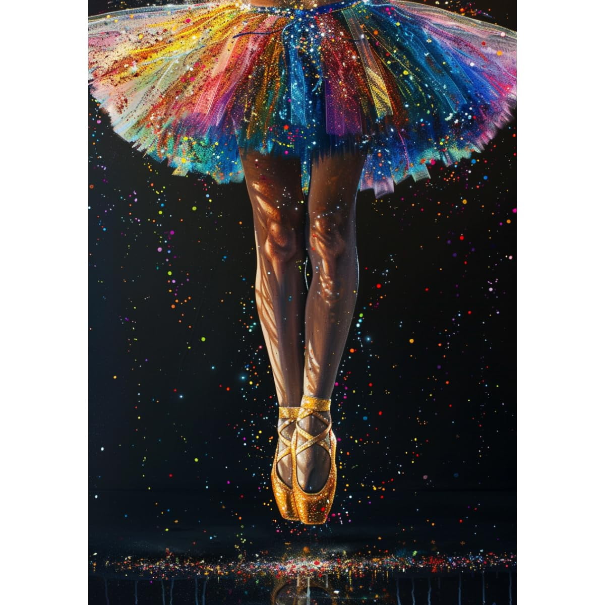 5D Diamond Art Painting by Number Kits for Adults Colorful Ballet ...