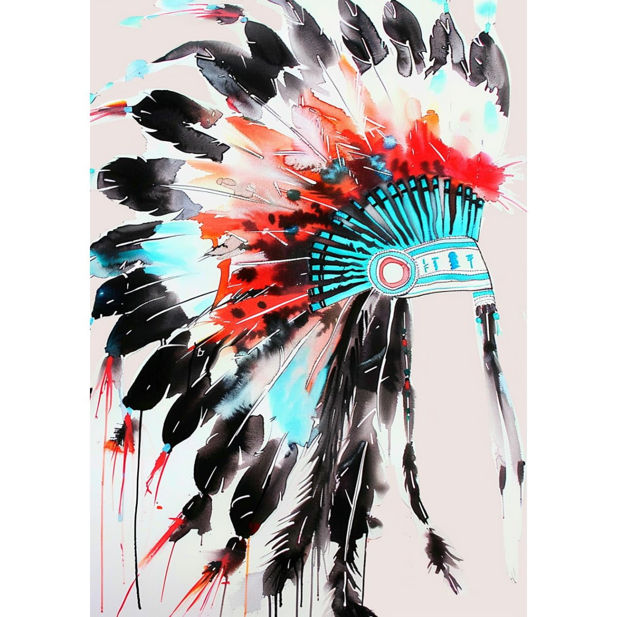 5D Diamond Art Painting by Number Kits for Adults Watercolor American ...