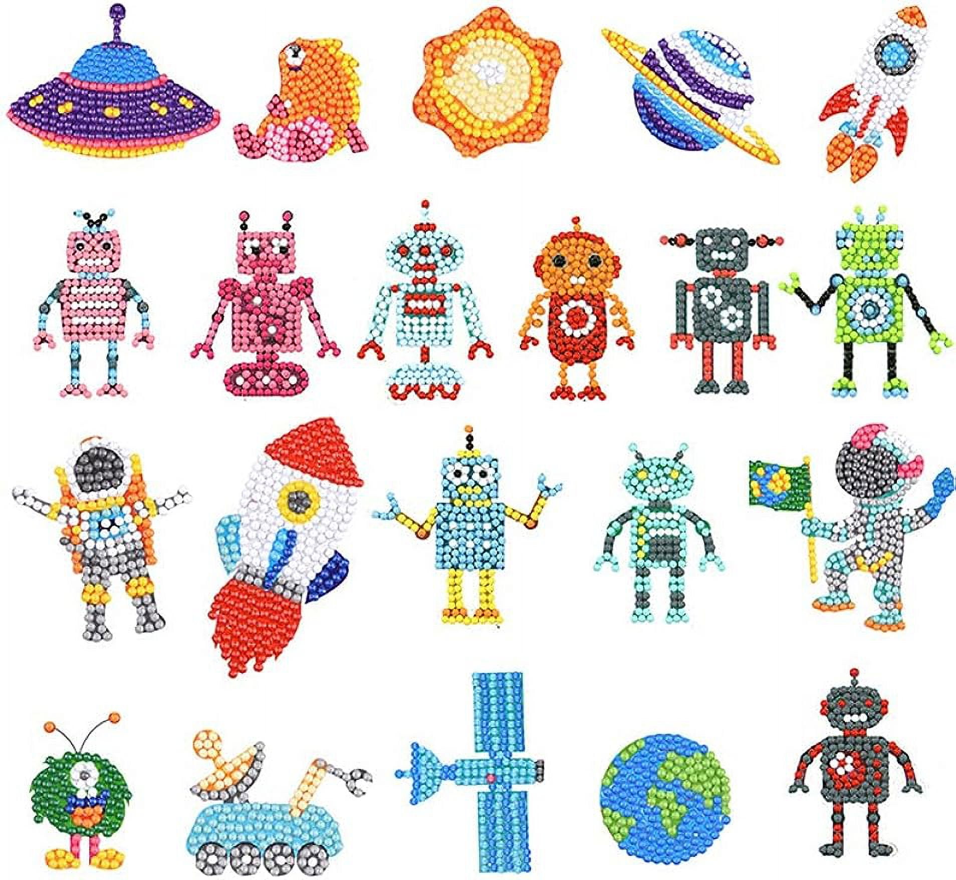 5D Diamond Art PaintingStickers Kit Animal & Robot Diamond Art Painting ...