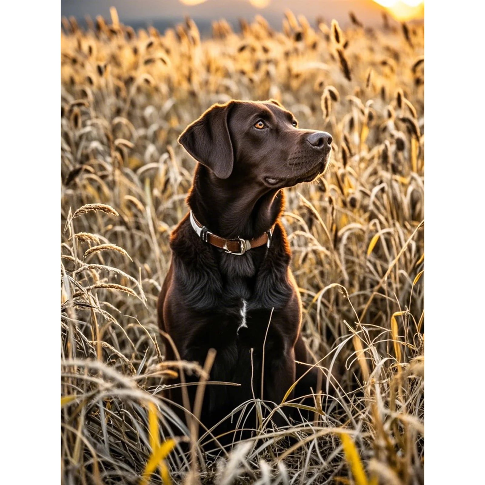 5D Diamond Painting Chocolate Labrador Retriever Diamond Art DIY Kits ...