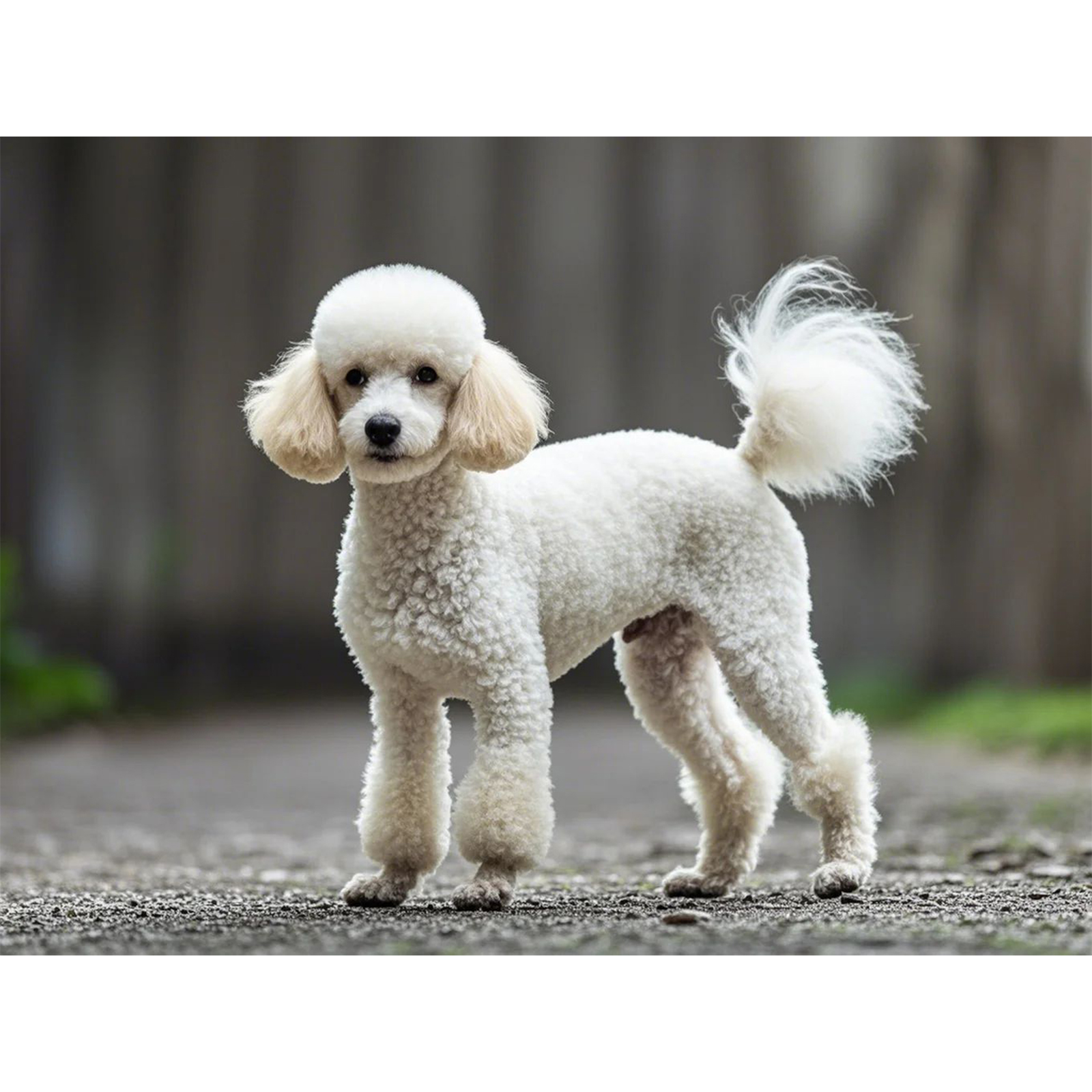 5D Diamond Painting DIY Kits White Poodle Diamond Art Full Round Drill ...