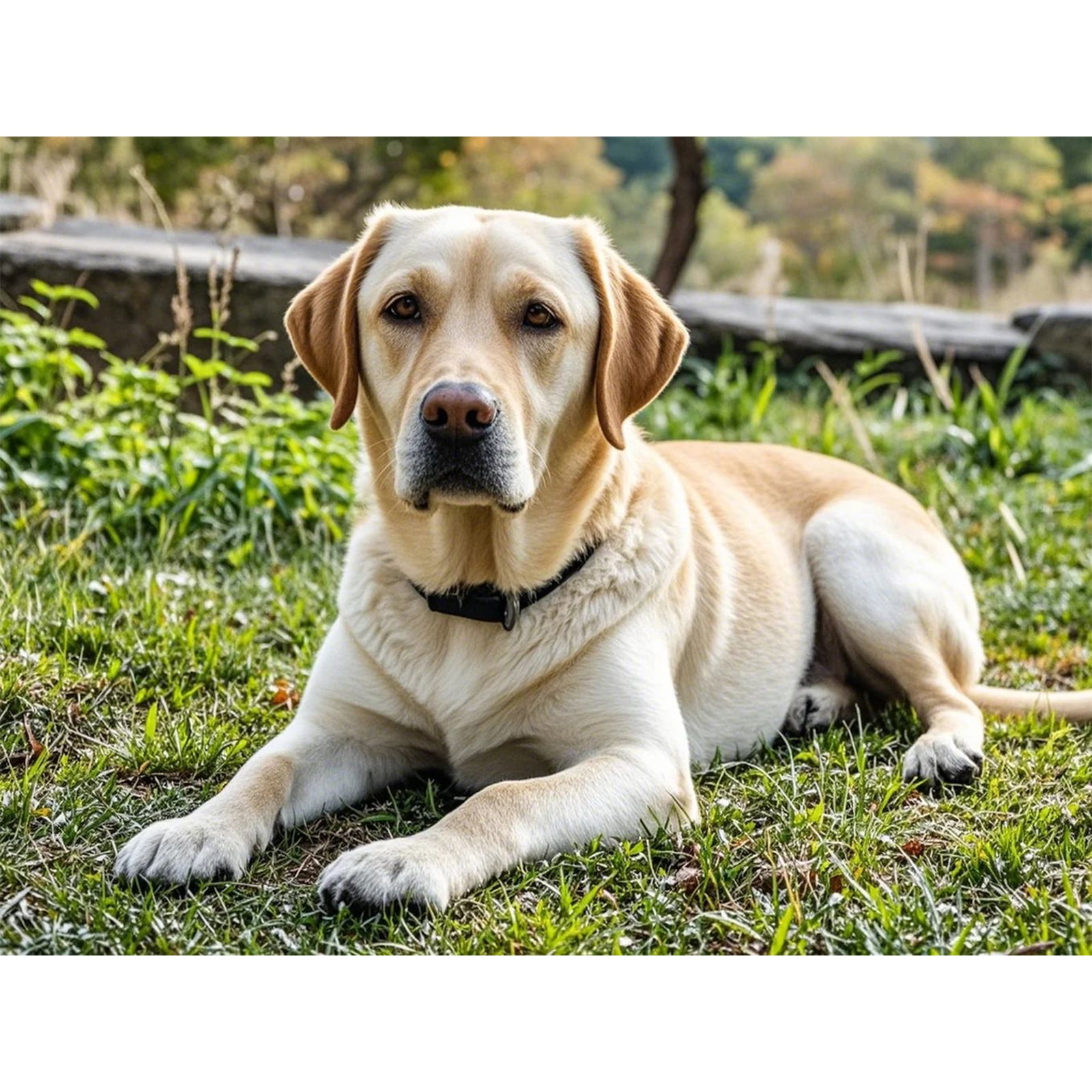 5D Diamond Painting DIY Kits Yellow Labrador Retriever Diamond Art Full ...