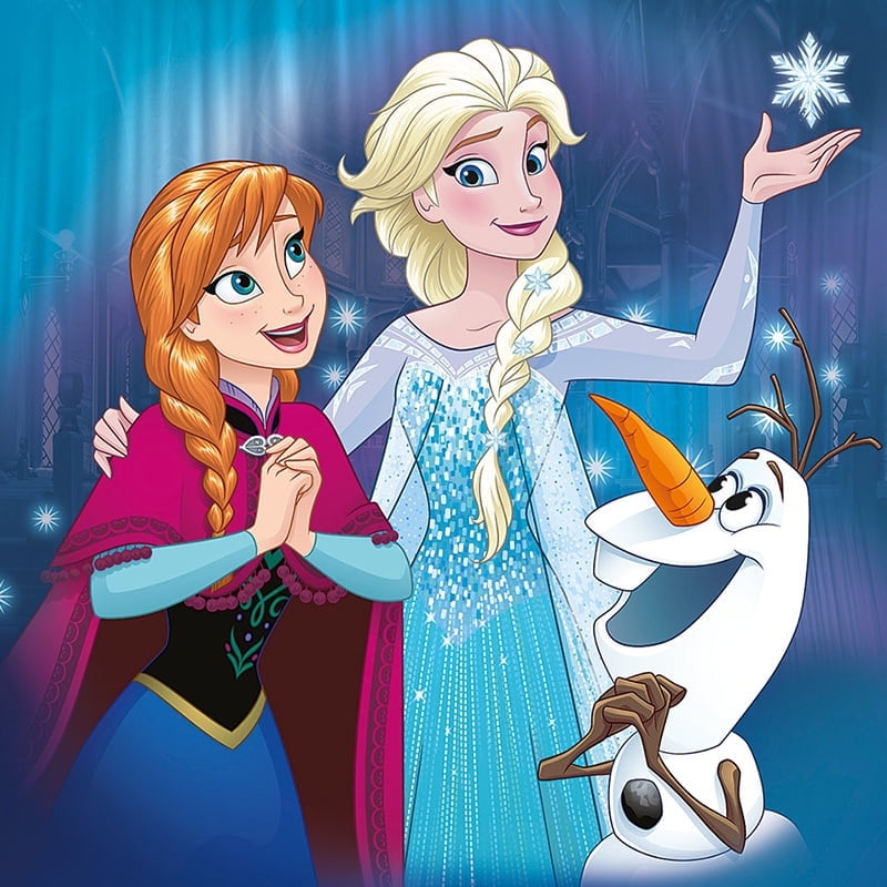 5D Diamond Painting Elsa and Anna Olaf Princess Frozen Disney Diamond ...