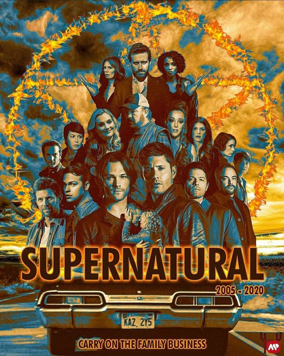 5D Diamond Painting Kit for Adults Supernatural TV Show Gifts Full ...