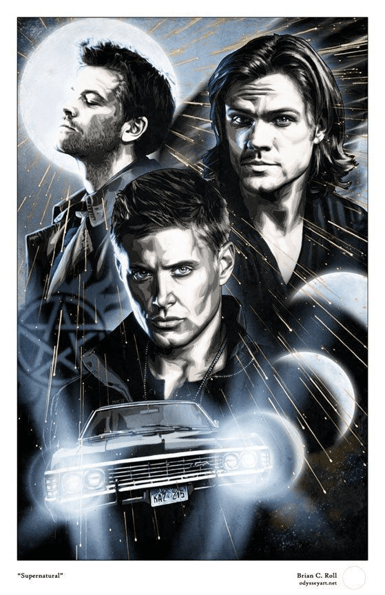 5D Diamond Painting Kit for Adults Supernatural TV Show Gifts Full ...