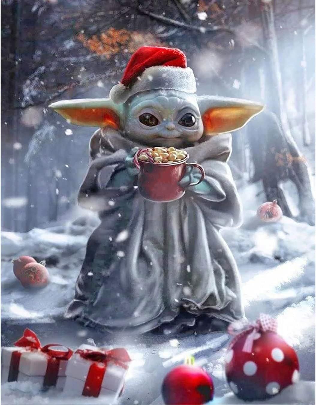 DLDZSW Baby Yoda Diamond Painting Kit, 5D Star Wars Crafts, DIY Full ...