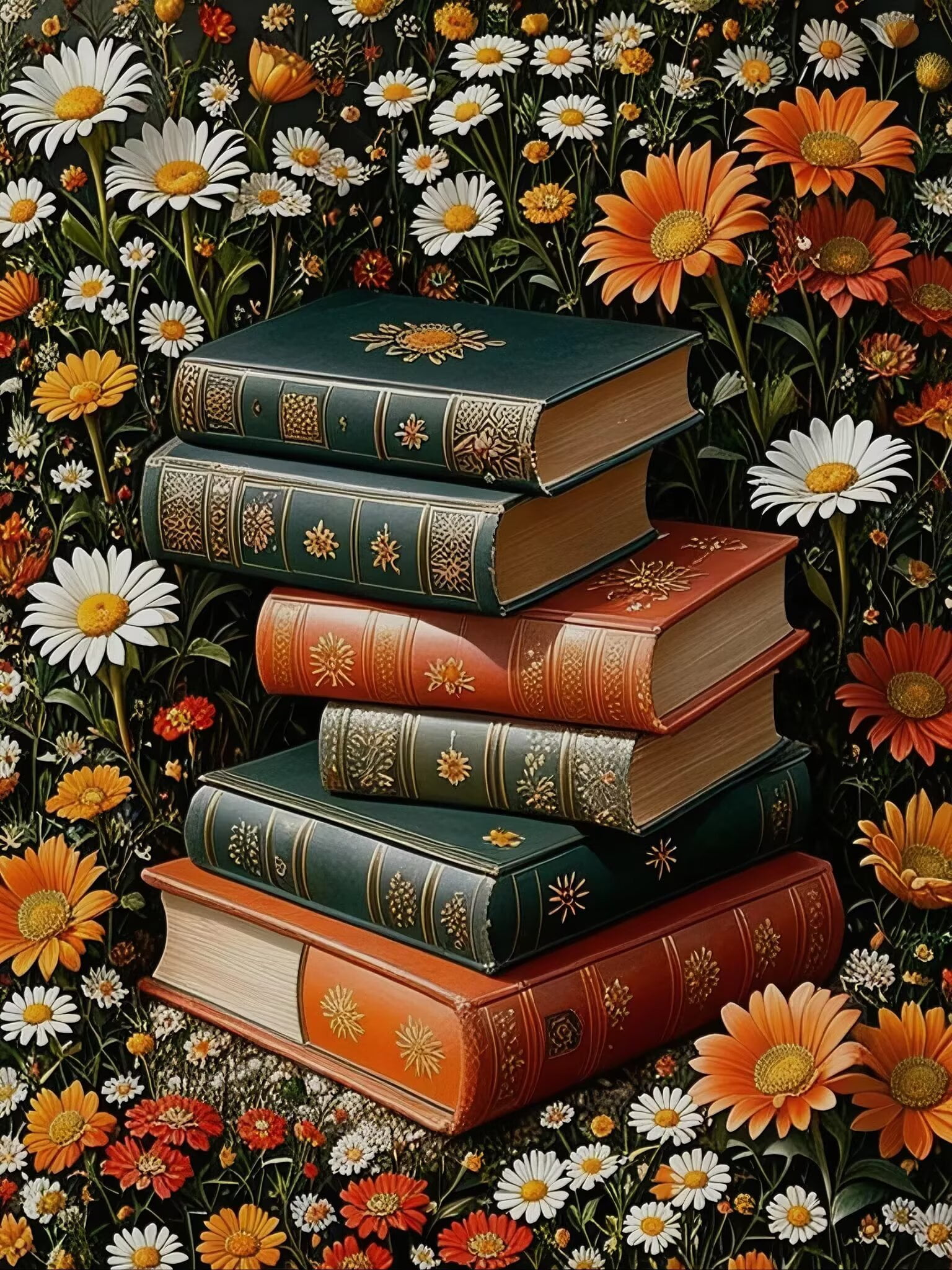 5D Diamond Painting Kits for Adults Book Flowers Diamond Art Kits for ...