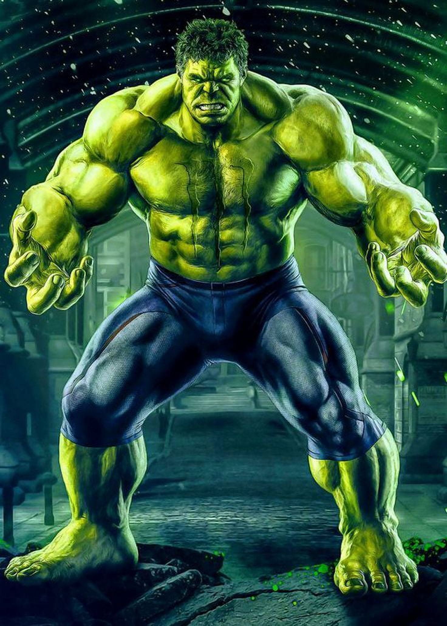 5D Diamond Painting Kits for Adults Diamond Arts Hulk Diamond Painting ...