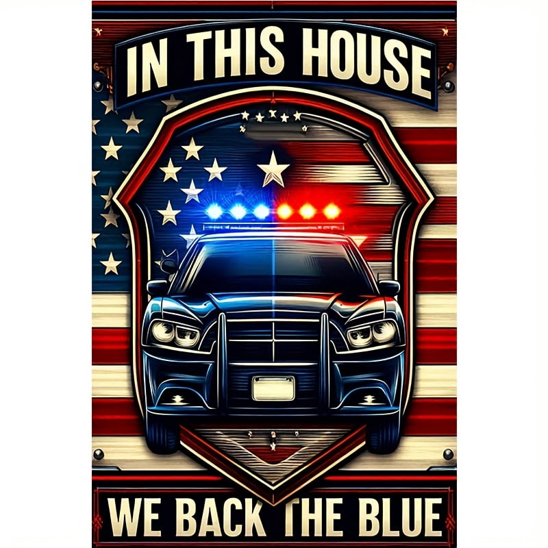 5D Diamond Painting Kits for Adults Police Car Poster Series Full Drill ...