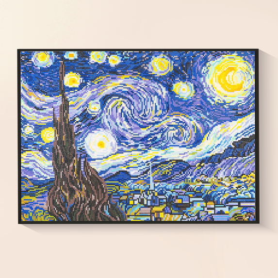 5D Diamond Painting Kits for Adults, Starlit Sky Diamond Art Kits for ...