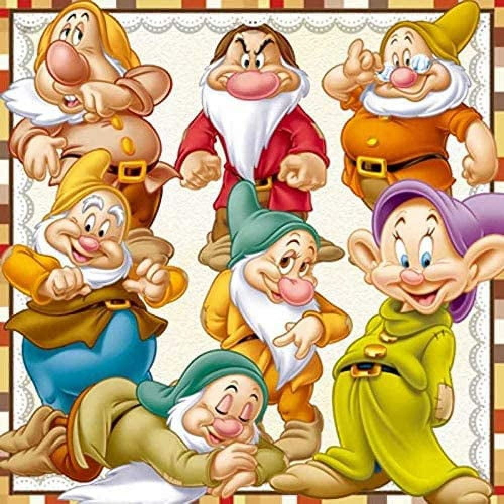 5D Diamond Painting Seven Dwarfs Snow White Disney Diamond Painting ...