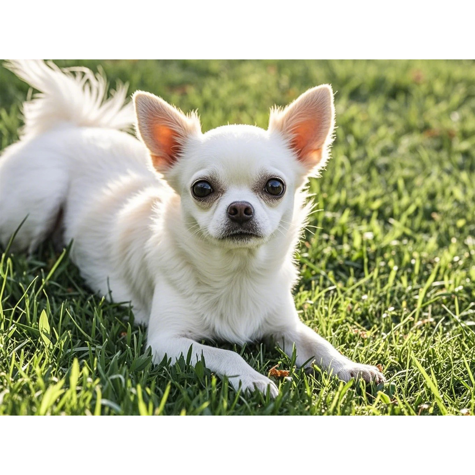 5D Diamond Painting White Chihuahua Diamond Art DIY Kits Full Round ...