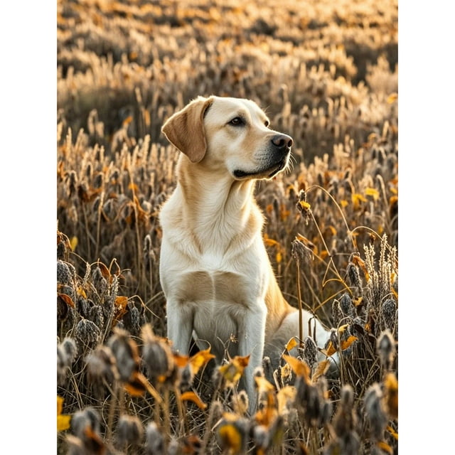 5D Diamond Painting Yellow Labrador Retriever Diamond Art DIY Kits Full ...