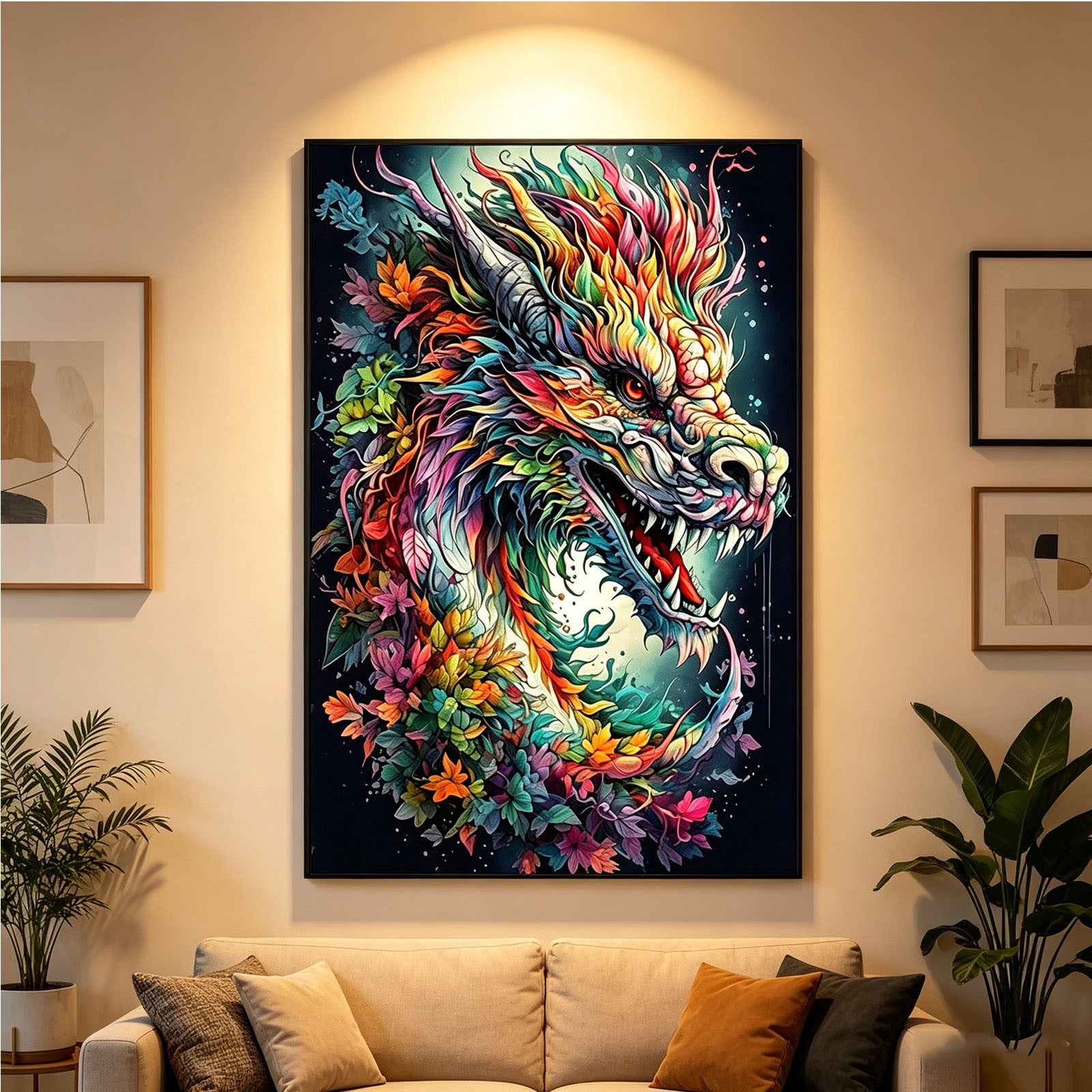 5D Dragon Diamond Painting Kit 15.74x11.81 Inch Rhinestone DIY Art for ...