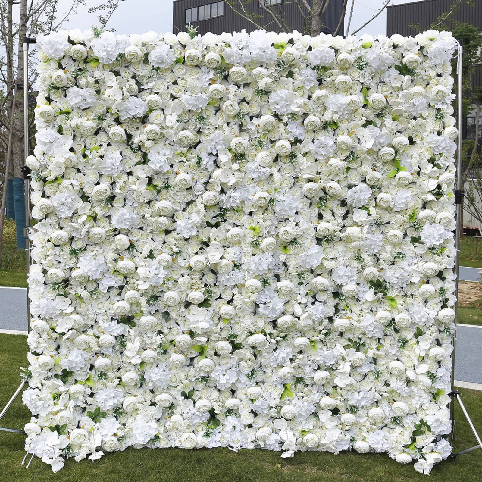 5D Flowers Wall Panel 13.7 * 13.7 inch, Artificial Flower Wall ...