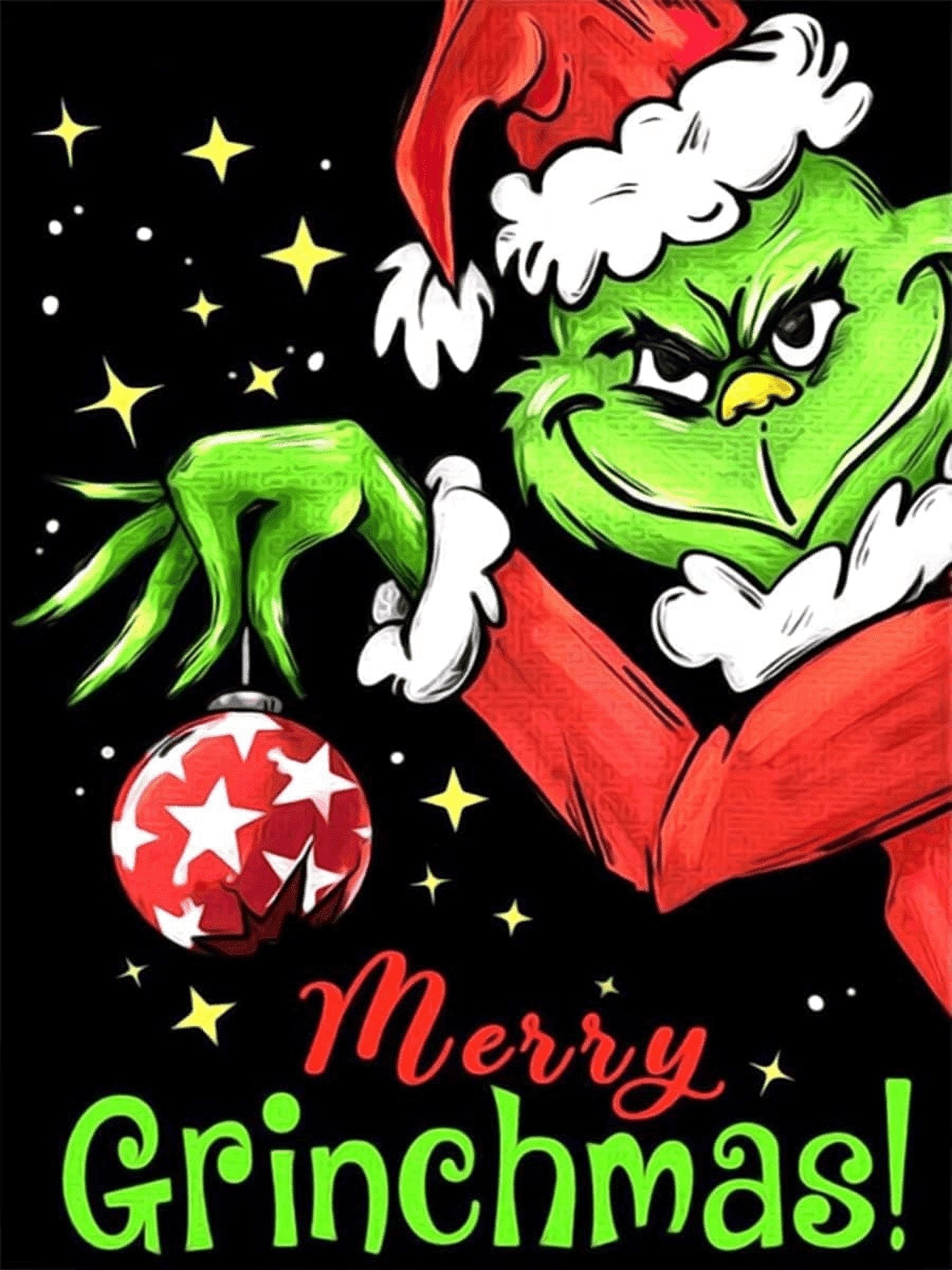 "DLDZSW 5D Grinch Diamond Painting Kit, Christmas DIY Full Drill ...