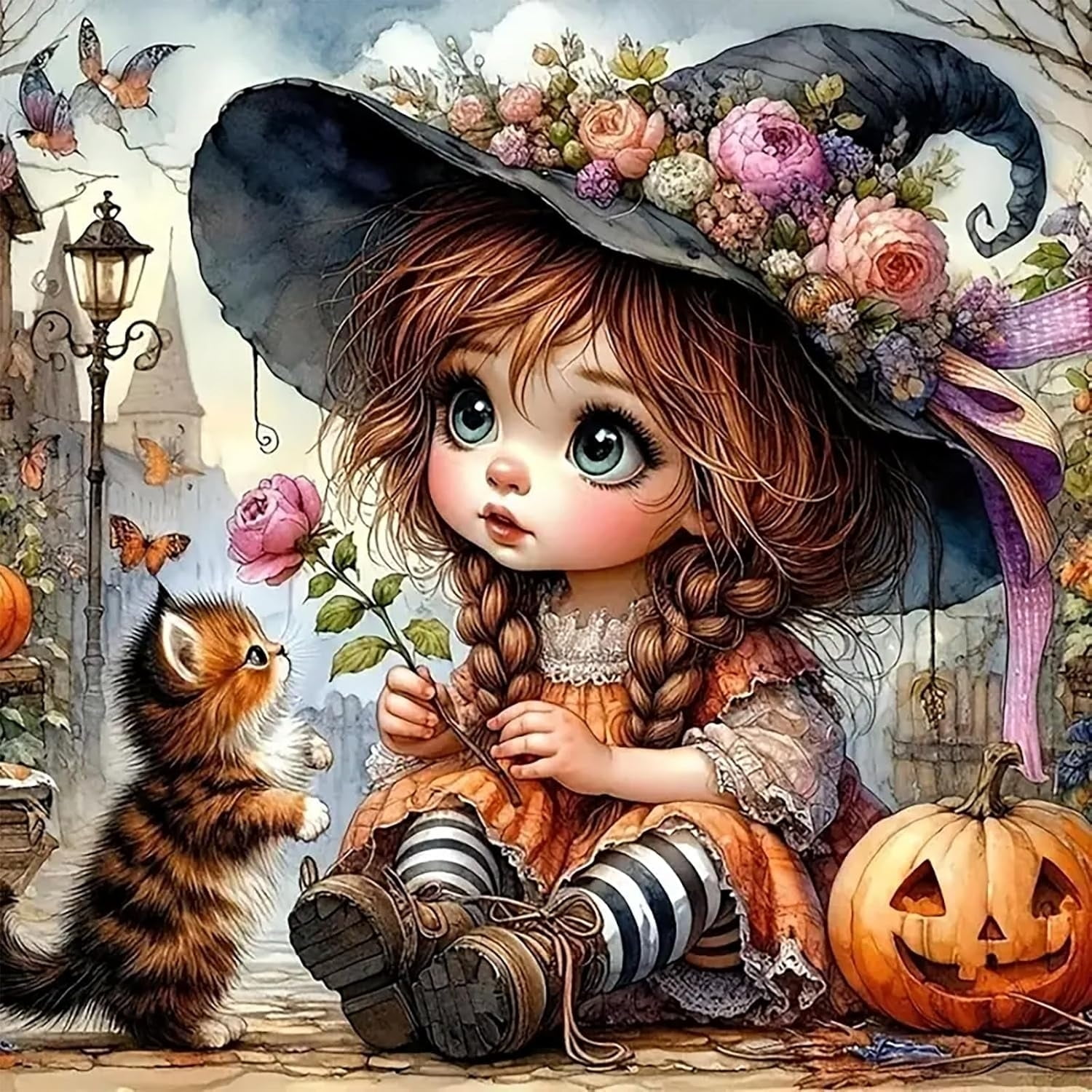 5D Halloween Diamond Painting Set (Suitable for Adult Beginners), DIY ...