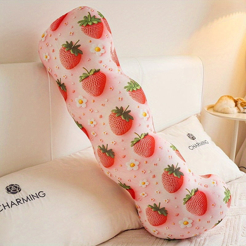 5D Printed Colorful Cartoon Pillow - Long Armrest Cushion for Bed ...
